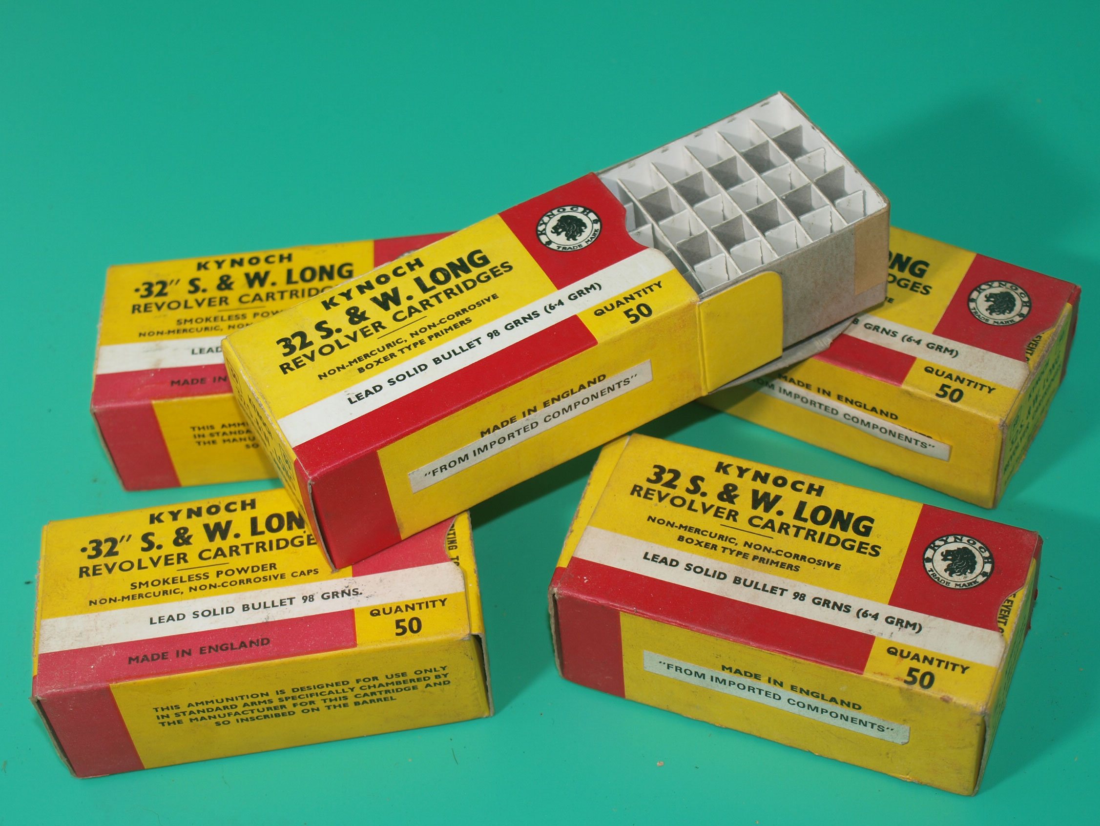 box for .32 S&W Long Ammunition - The Gunner