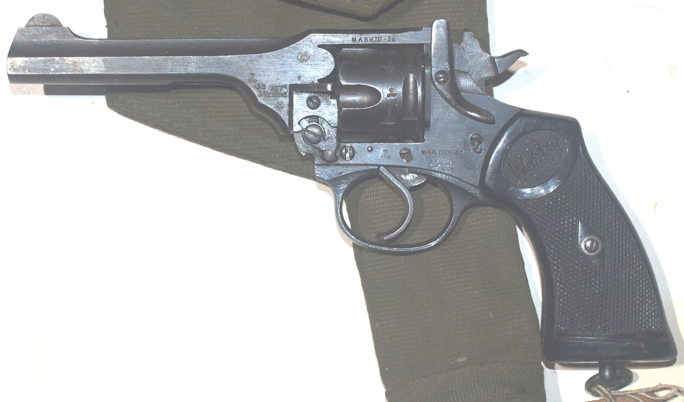 Webley MKIV deactivated revolver - The Gunner